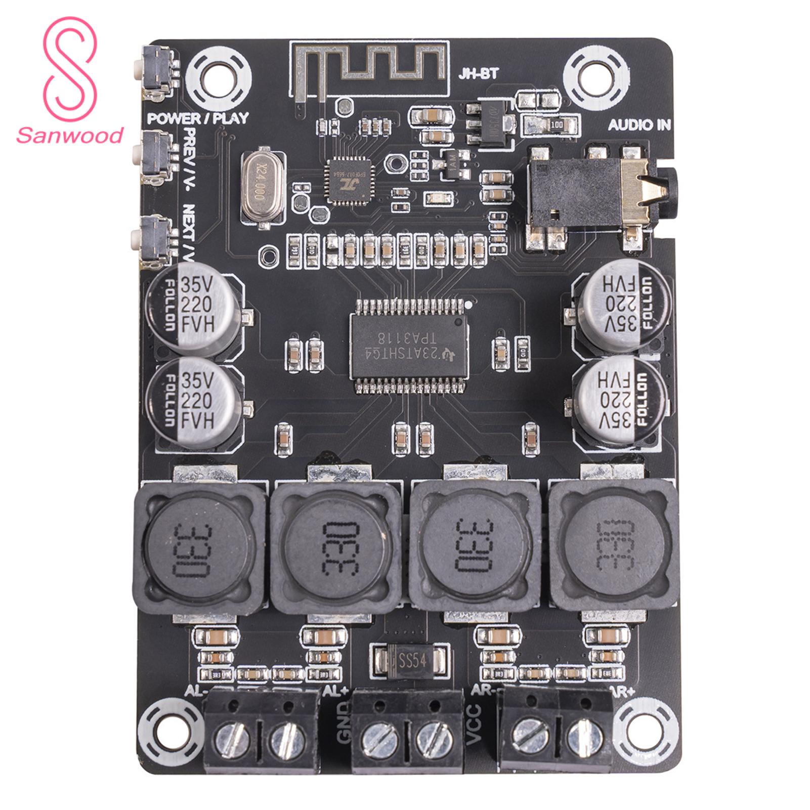 Audio Amplifier d High Power Bluetooth-compatible 5.0 Digital Audio ...