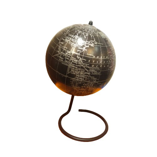 Large World Map Globe With Metal Stand For Decoration | Daraz.pk