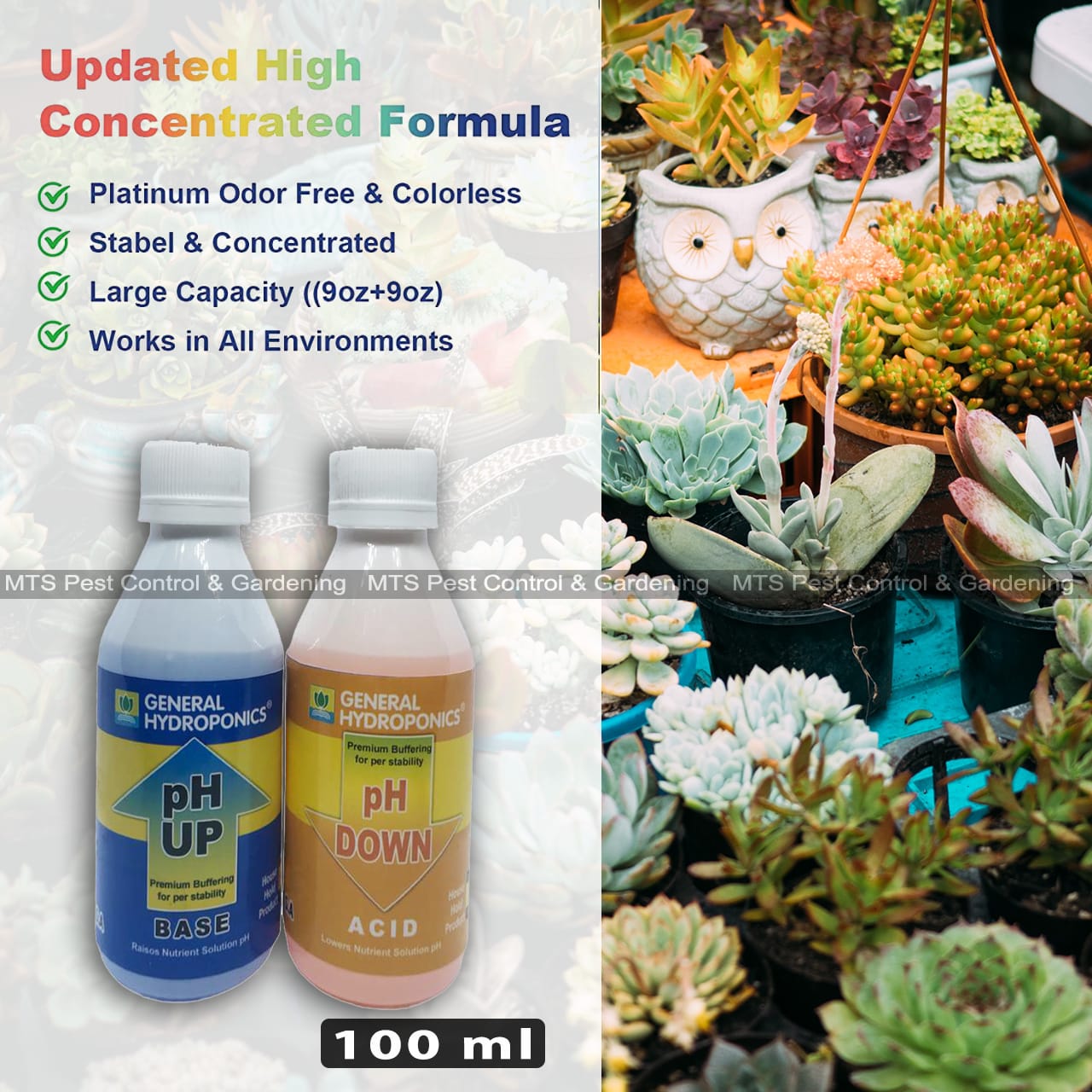 PH up PH down kit General Hydroponics (USA IMPORTED) 100ml each bottle | Daraz.pk
