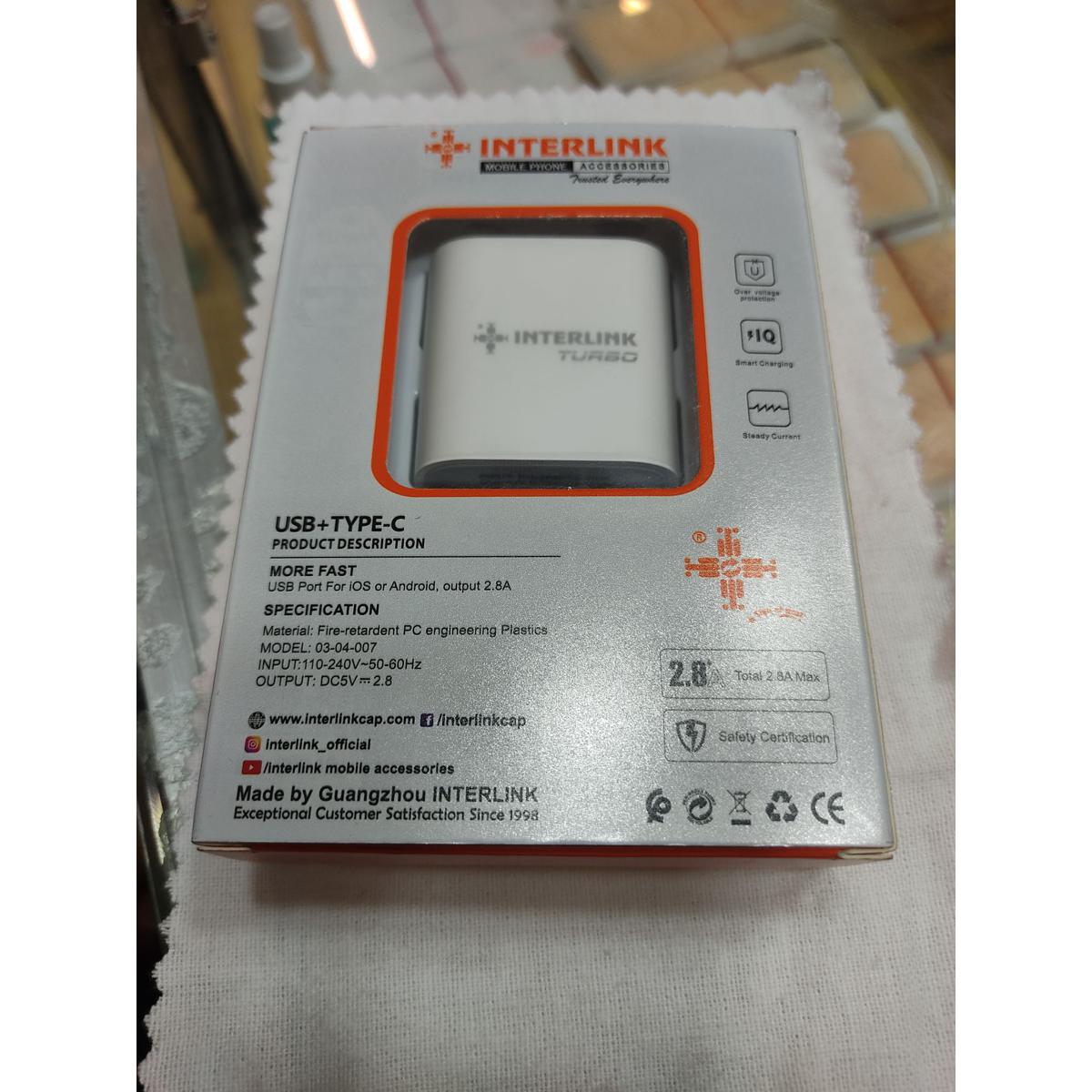 Moblie Interlink Adapter 2.8+Ampair USB+ Type-C Product | Daraz.pk