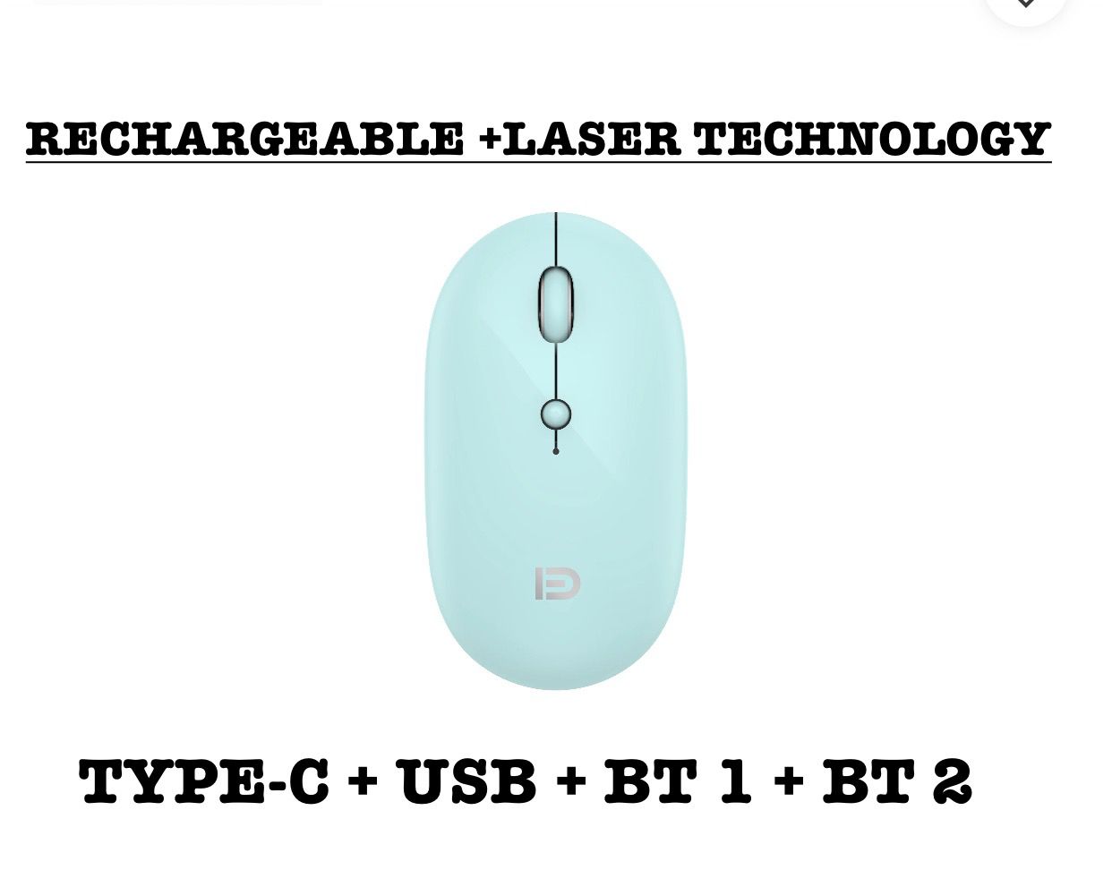 PRO WIRELESS GAMING MOUSE 6D 2.4GHZ+BLUETOOH DUAL MODE RGB RECHARGEABLE ...