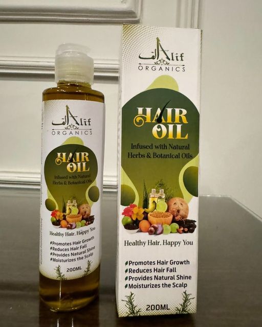 Alif Organics Hair Oil 200ml | Daraz.pk