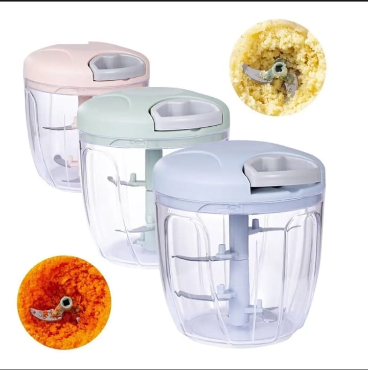 Manual Food BIG 900ML Chopper with 5 Blades / Speedy Chopper / Cutter ...