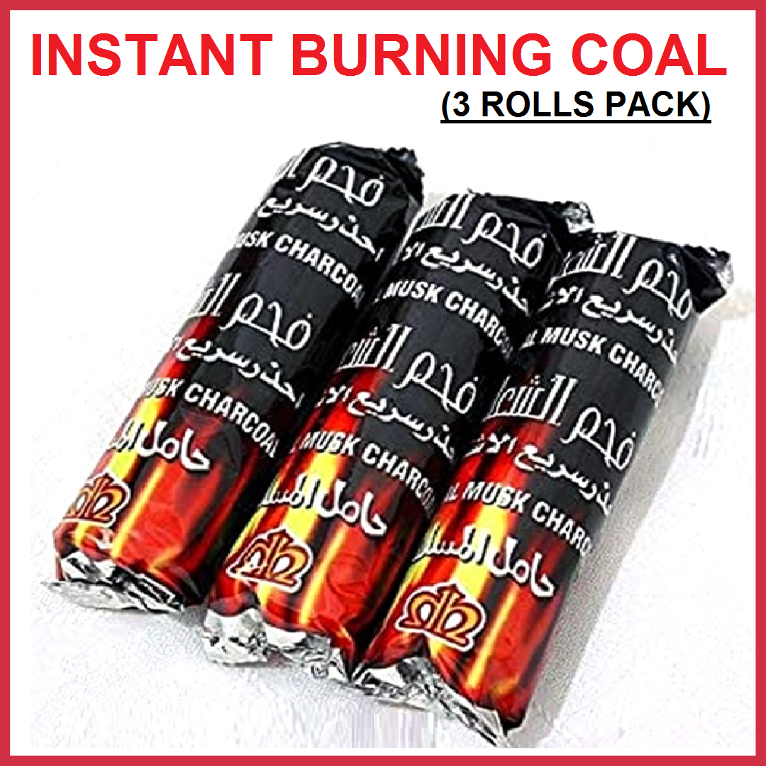 3 Rolls / Packet of Magic Coals / Coal For Bakhoor - Original (1 Roll ...