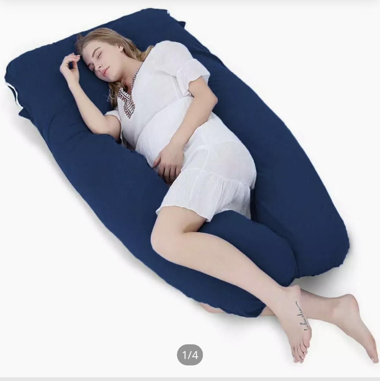 Maternity Pillow | Full Body Support Pillow Ball Fiber Filled | U ...