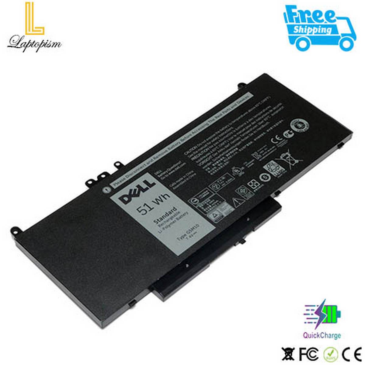 DELL_ E5450 100% ORIGINAL COMPATIBLE REPLACEMENT LAPTOP BATTERY | Daraz.pk