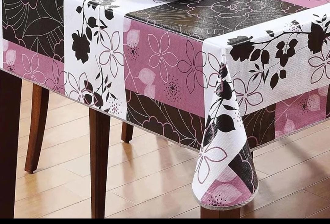 6 seater Table Cover PVC 64 inch Round Pastoral Style Dining Table ...