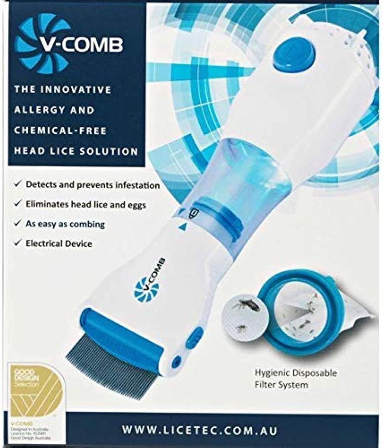 Chemical Free Head Lice Treatment Head Lice Comb Eggs Remover Hair V ...