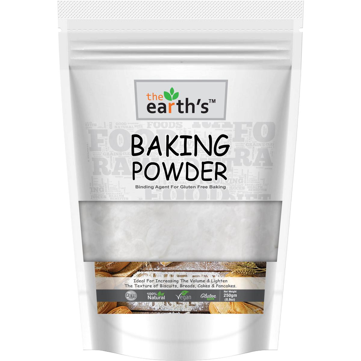 Earth's Baking Powder G/free 250gm | Daraz.pk