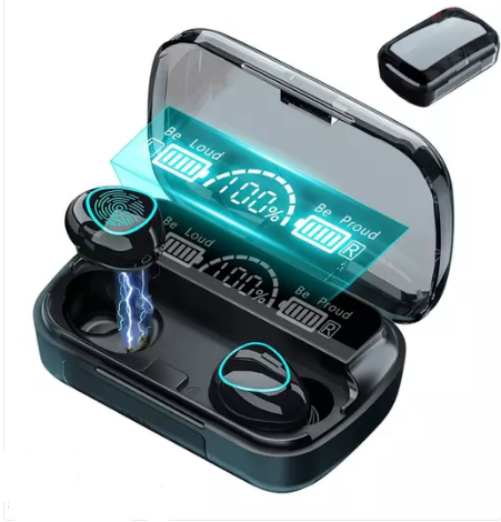 M10 TWS Wireless Earbuds Bluetooth Earpods_ With Fingerprint Touch ...