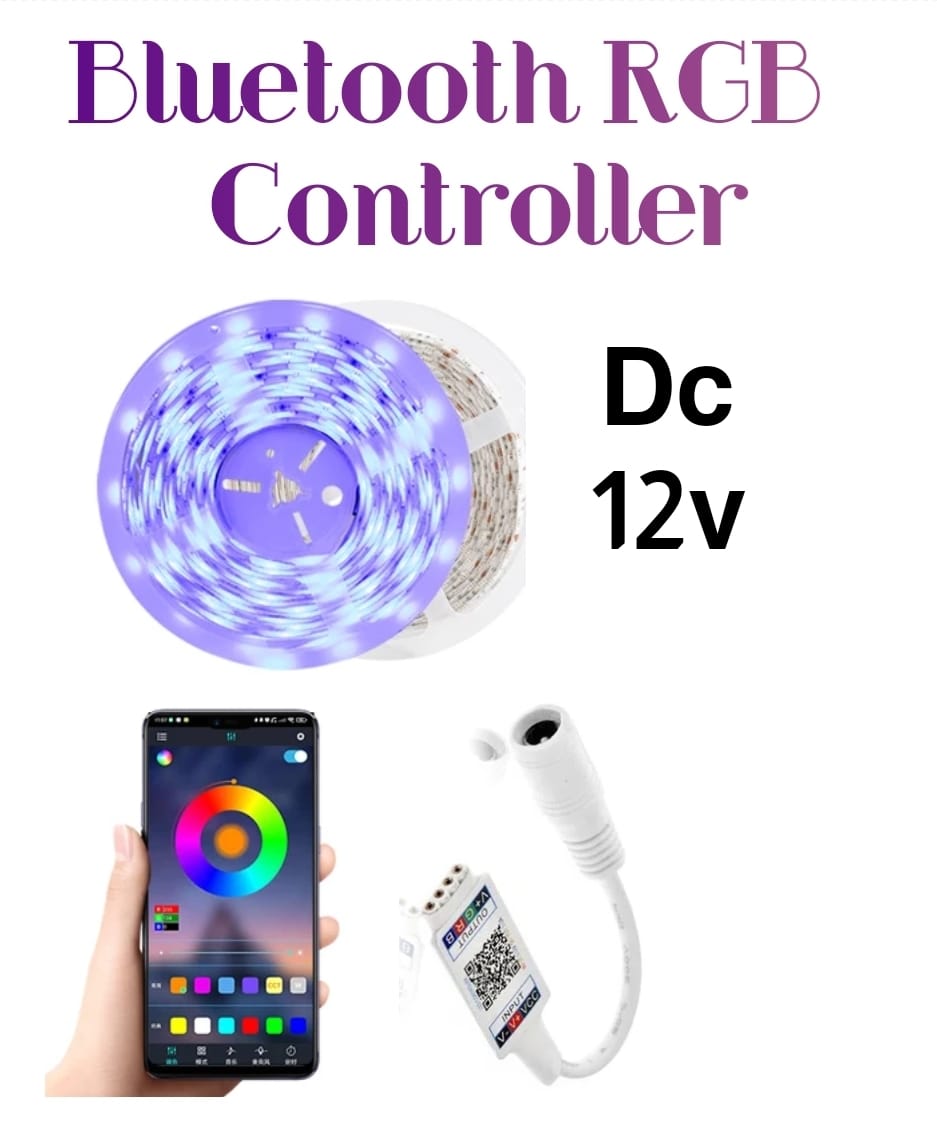 Bluetooth RGB Led strip controller 12v | Daraz.pk