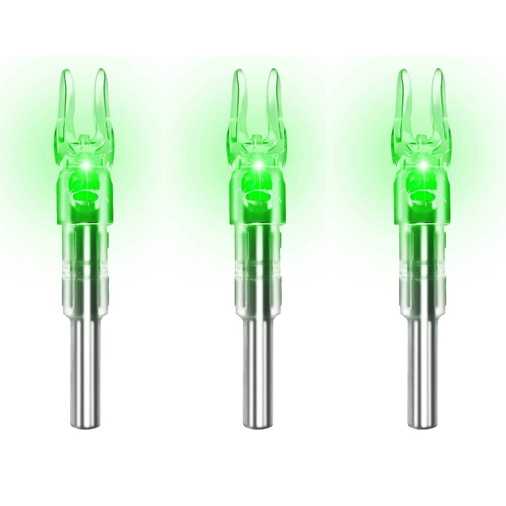 Silk Road Traders Archery Arrow Lighted LED Nocks For ID 6.2mm Shafts ...