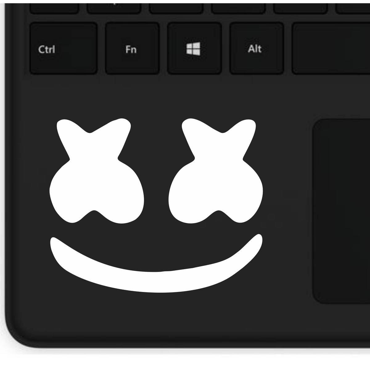 Marshmello EDM DJ Vinyl Decal Laptop Stickers, Laptop Stickers by ...