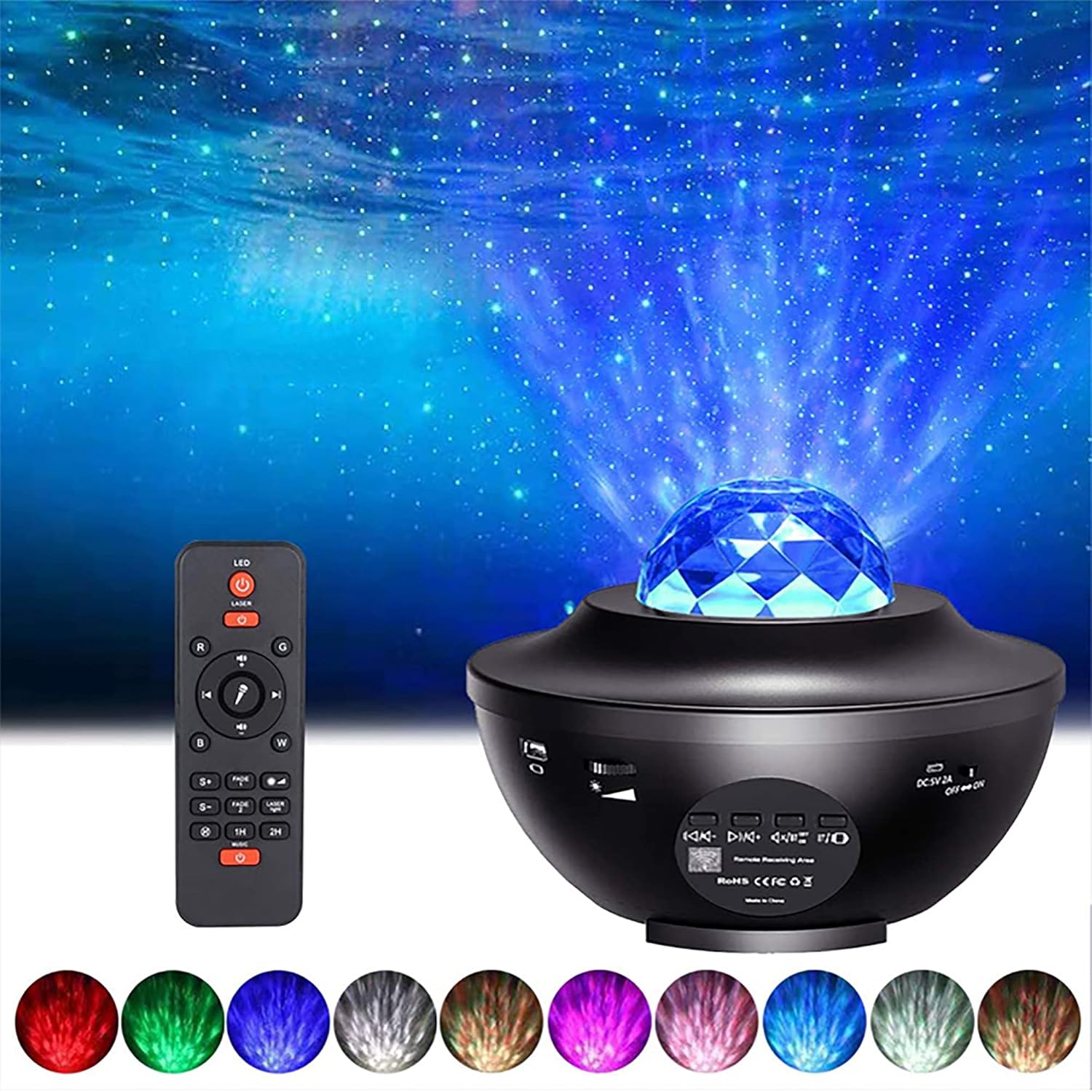 Galaxy Projector for Bedroom, Starlight Projector, 3 in 1 Starry Night ...