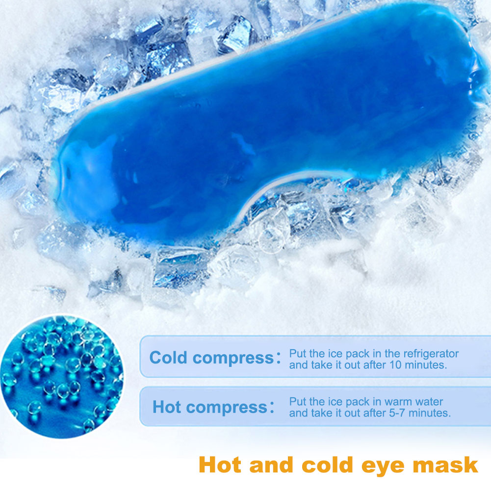 JM 1PC Eye Mask Dedicated Ice Bag Ice Pack Eye Shade Cooler Bag Cover ...