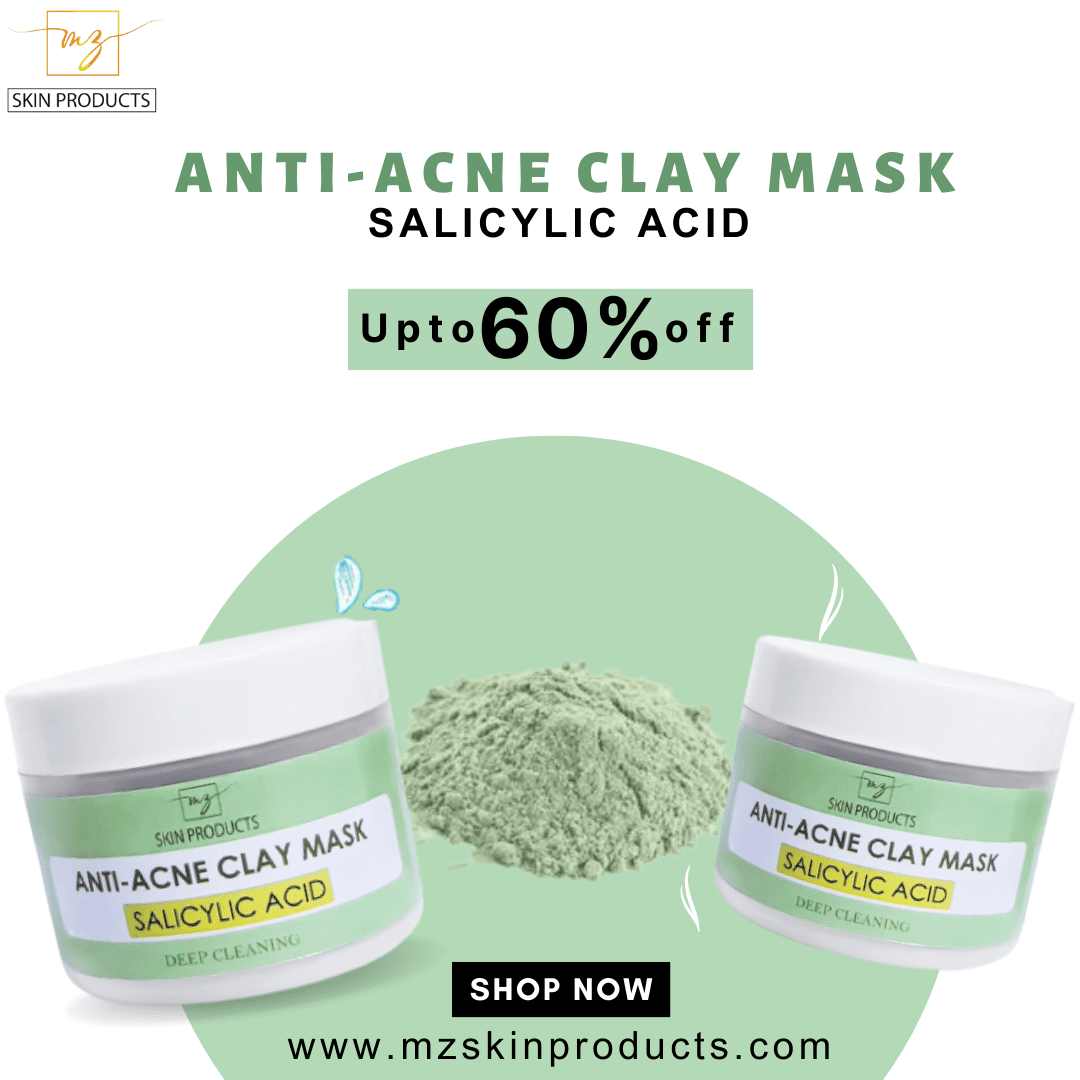 CLAY MASK | ANTI-ACNE CLAY MASK | SALICYLIC ACID | 200G | MASK | FACE ...