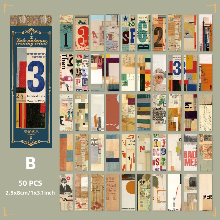 RHS Online 50PCS Moon Weaving Series Washi Stickers Album Diary ...