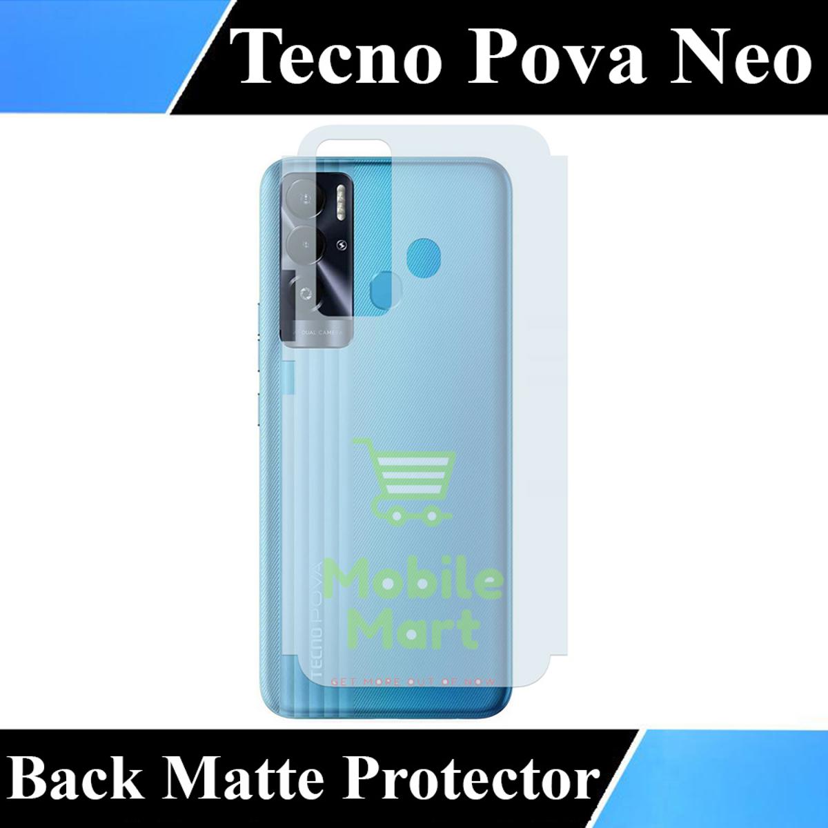 Tecno Pova Neo Back Matte Protector Soft Skin Sheet Soft Film ...