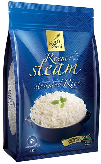 Reem Ka Steam 2.5x Long Steamed Basmati Rice 1 kg | Daraz.pk