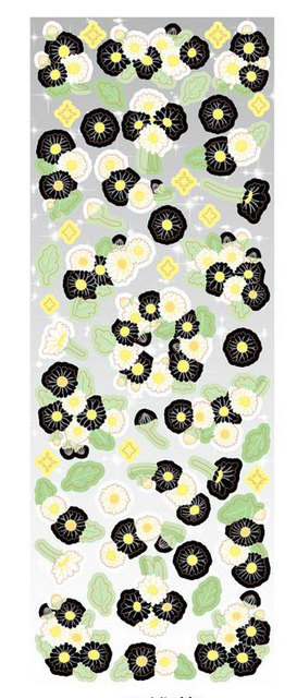 Toploader Flower Sticker Aesthetic Sticker For Journal Scrapbook K-pop ...