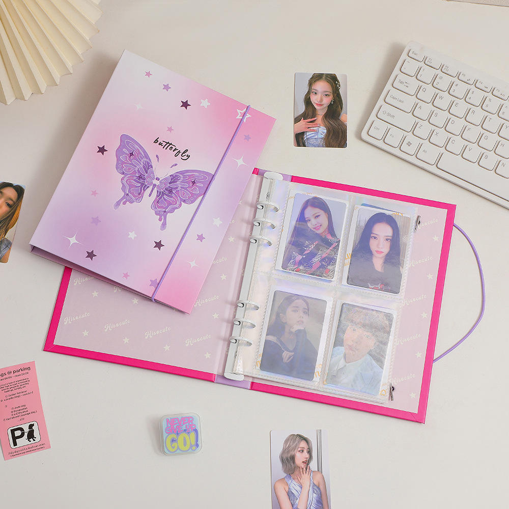 A5 Kpop Photocard Binder Photo Cards Collect Book Storage Album ...