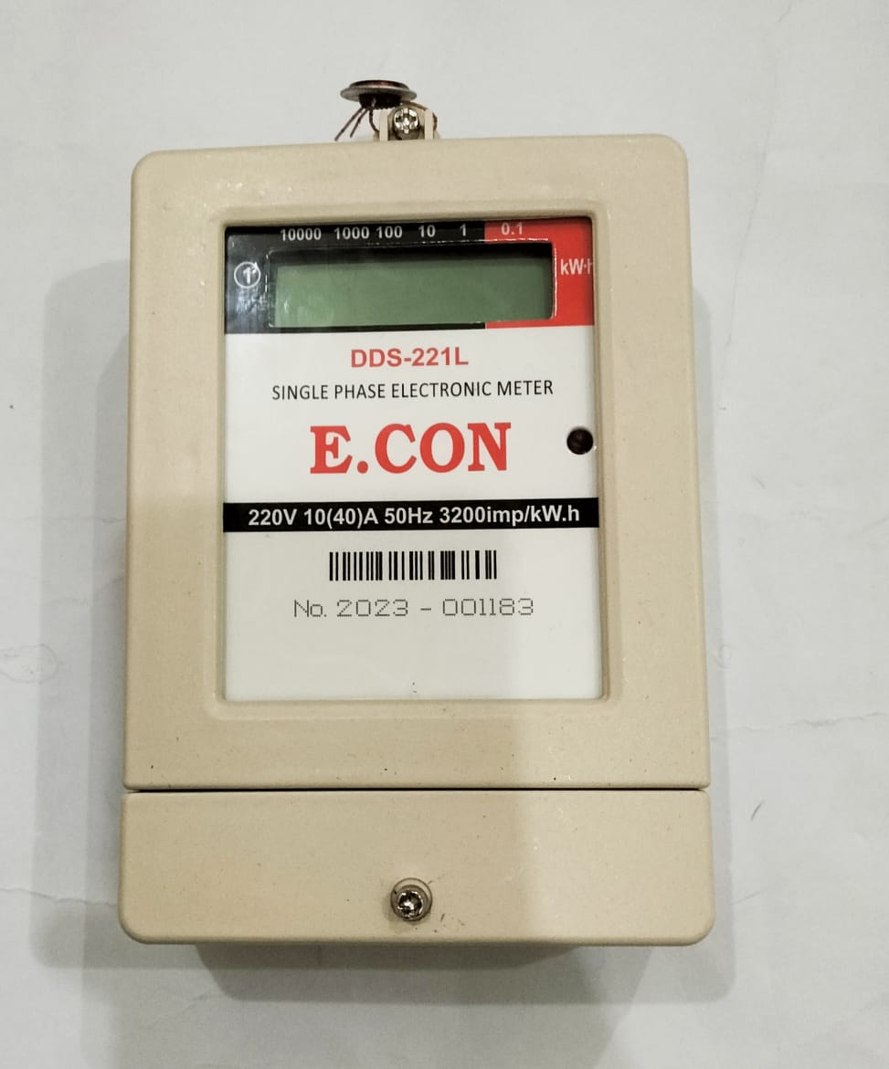 E.CON Digital Single Phase Energy Meter, Single Phase Meter, Digital ...