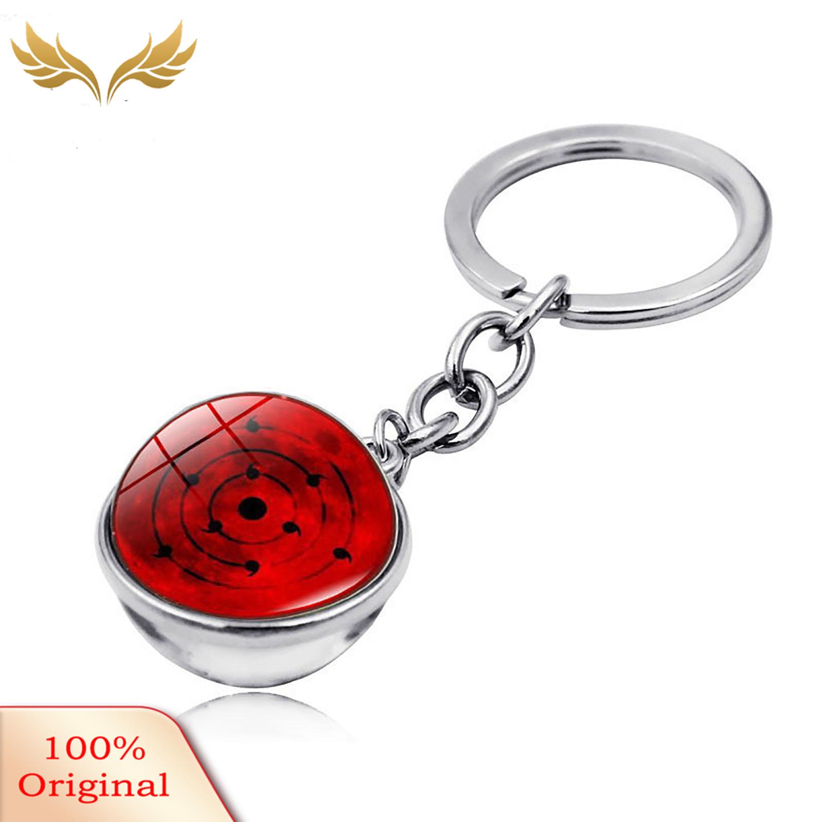 Super Key Ring Cartoon Naruto Anime Sharingan Eye Key Ring Pendant Toy ...