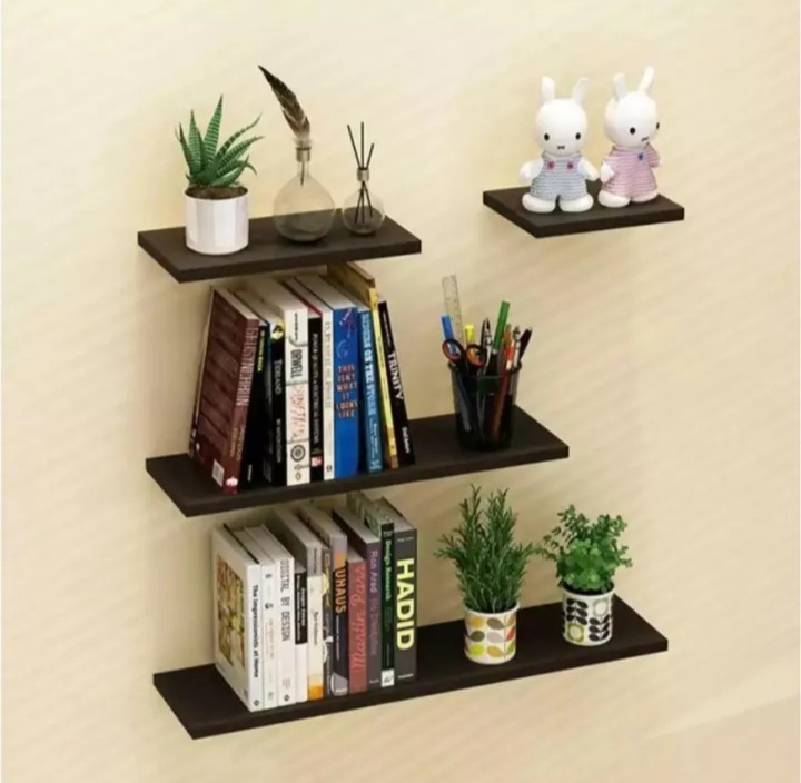 Adorable DIY Wall Mounted Wooden Shelves - Floating Shelves, Book Shelf ...