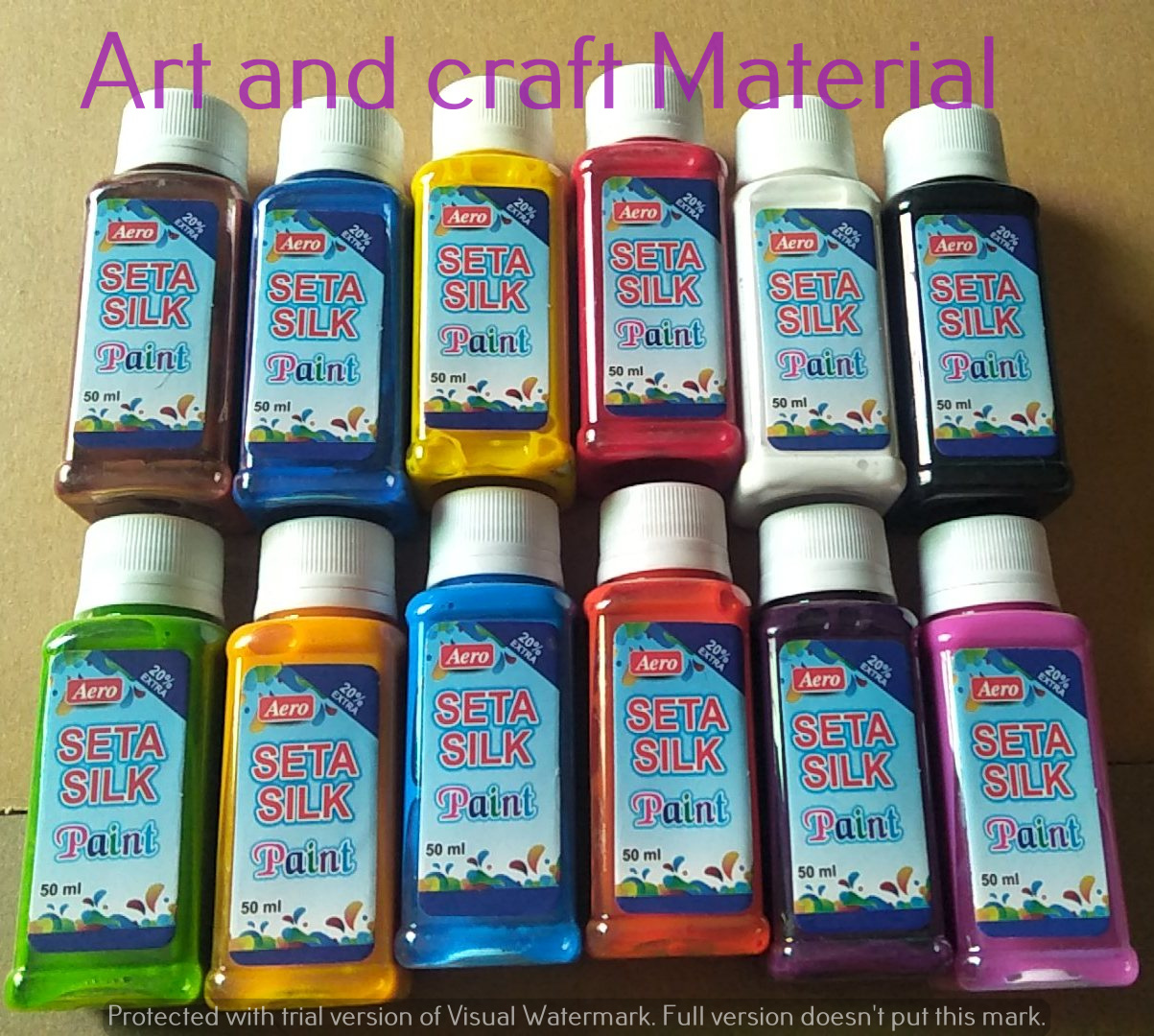 Pack Of 12 Seta Silk Colors/Paints For Artists 50 Ml | Daraz.pk