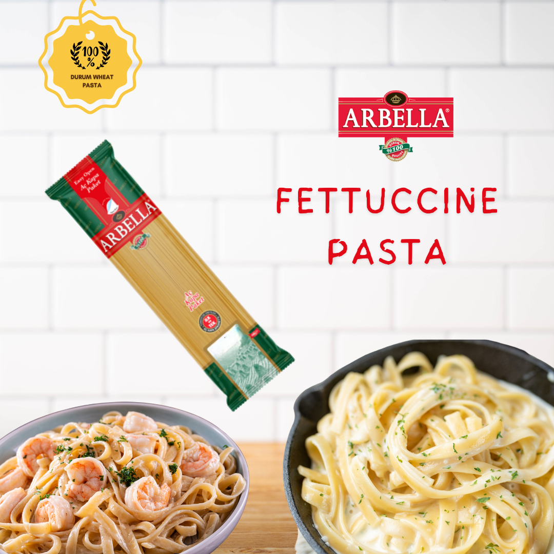 Arbella Spaghetti Fettuccini | Premium Pasta Made with (100%) Durum ...