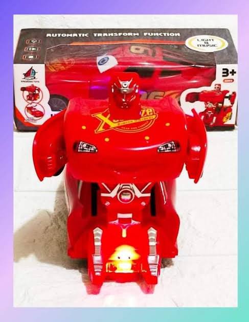 Battery Operated Auto Transformer Car Toy For Kids with Light Music ...