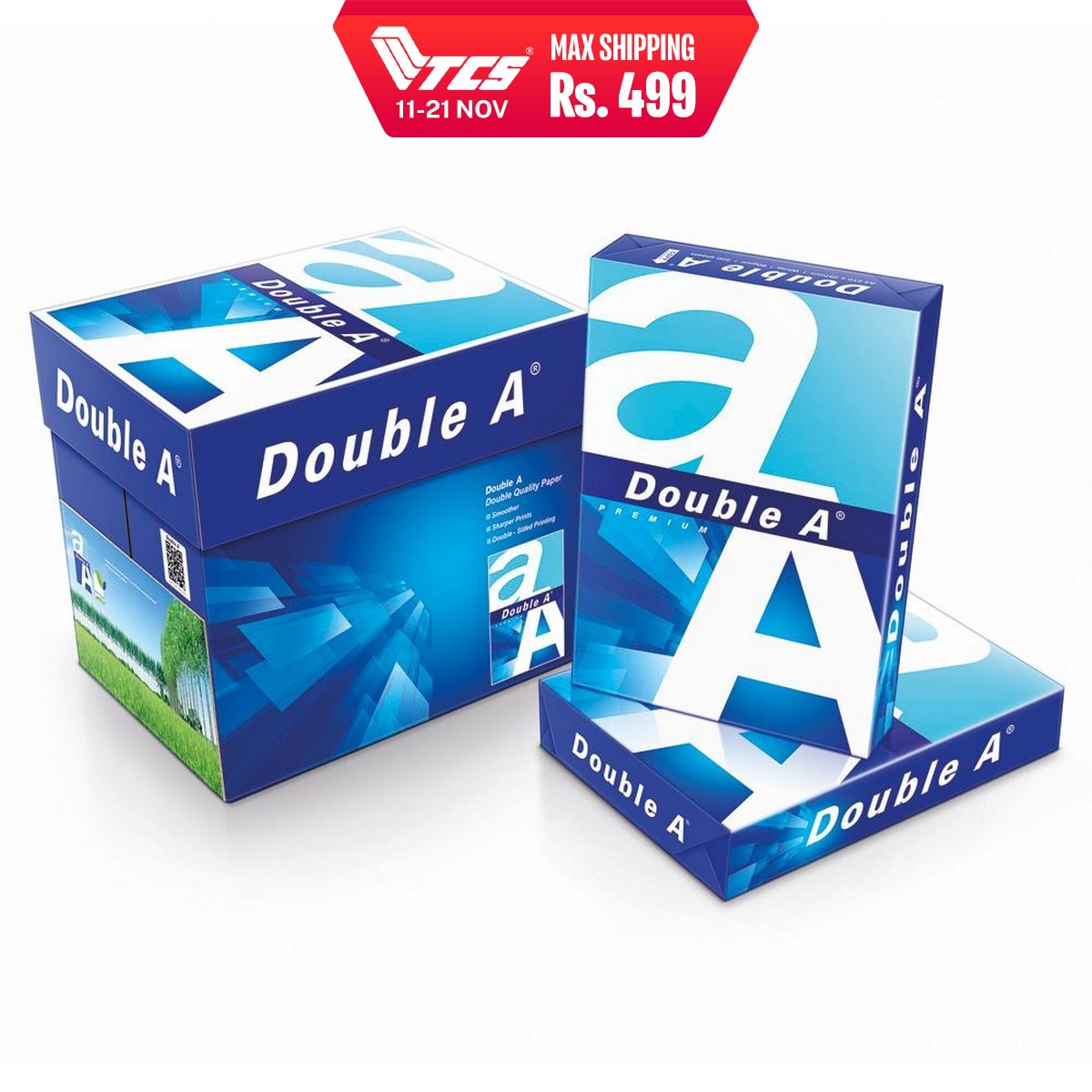 Double A - A4 Size Paper 80g - 5 Reams | Daraz.pk