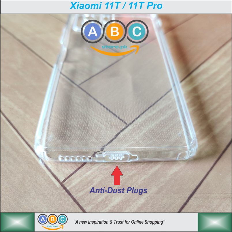 Xiaomi 11T / 11T Pro Case, Soft TPU Ultra-Clear with Dust Plugs (NO ...