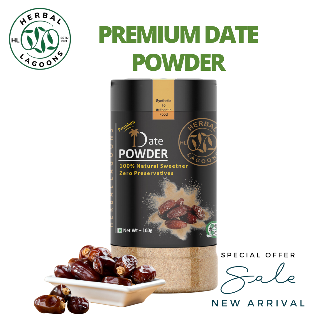 Premium Dry Date Powder 100g | Herbal Lagoon Original Date Dry Powder ...