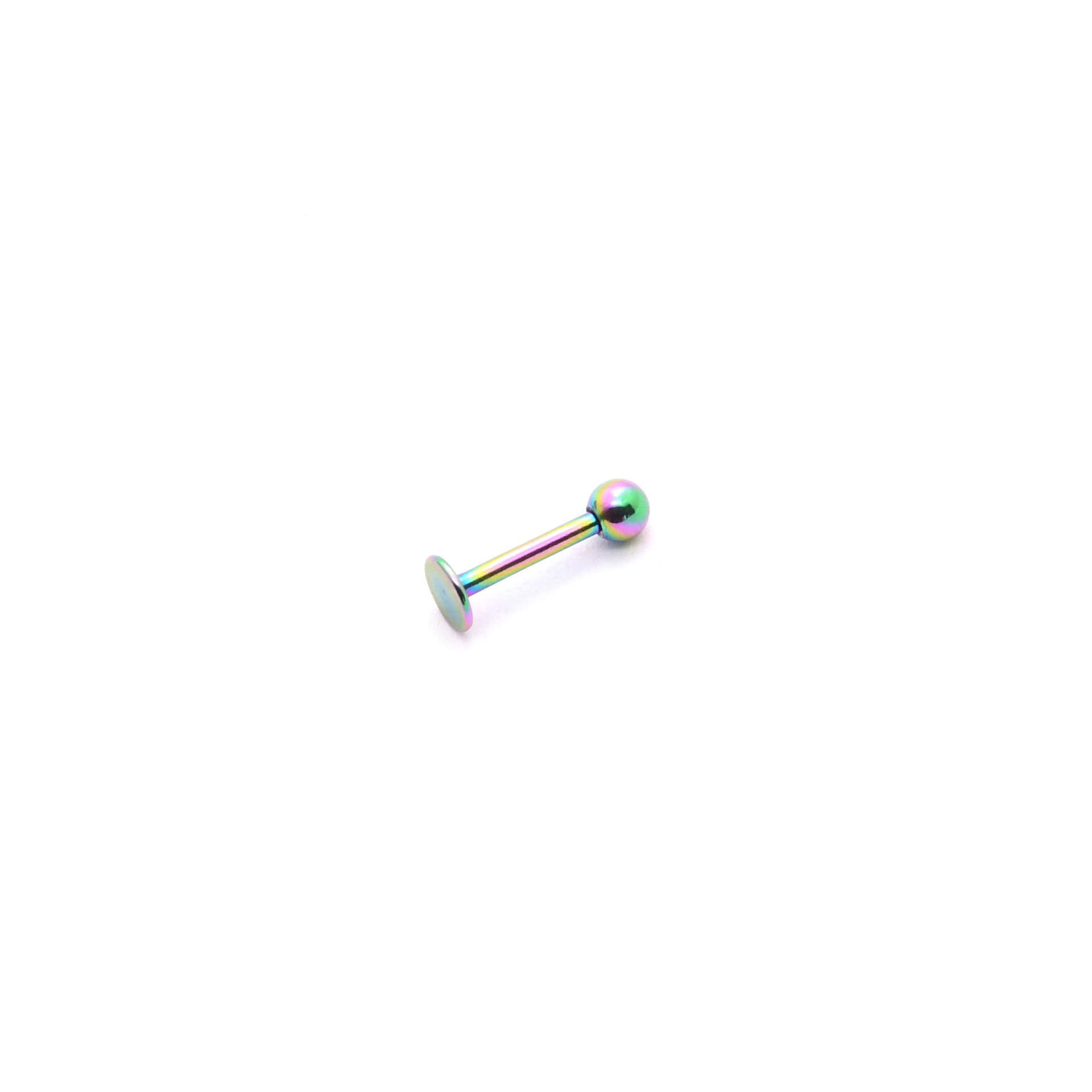 [ New ] Stainless Steel Spherical Straight Rod Nose Stud Tongue Pin Lip ...