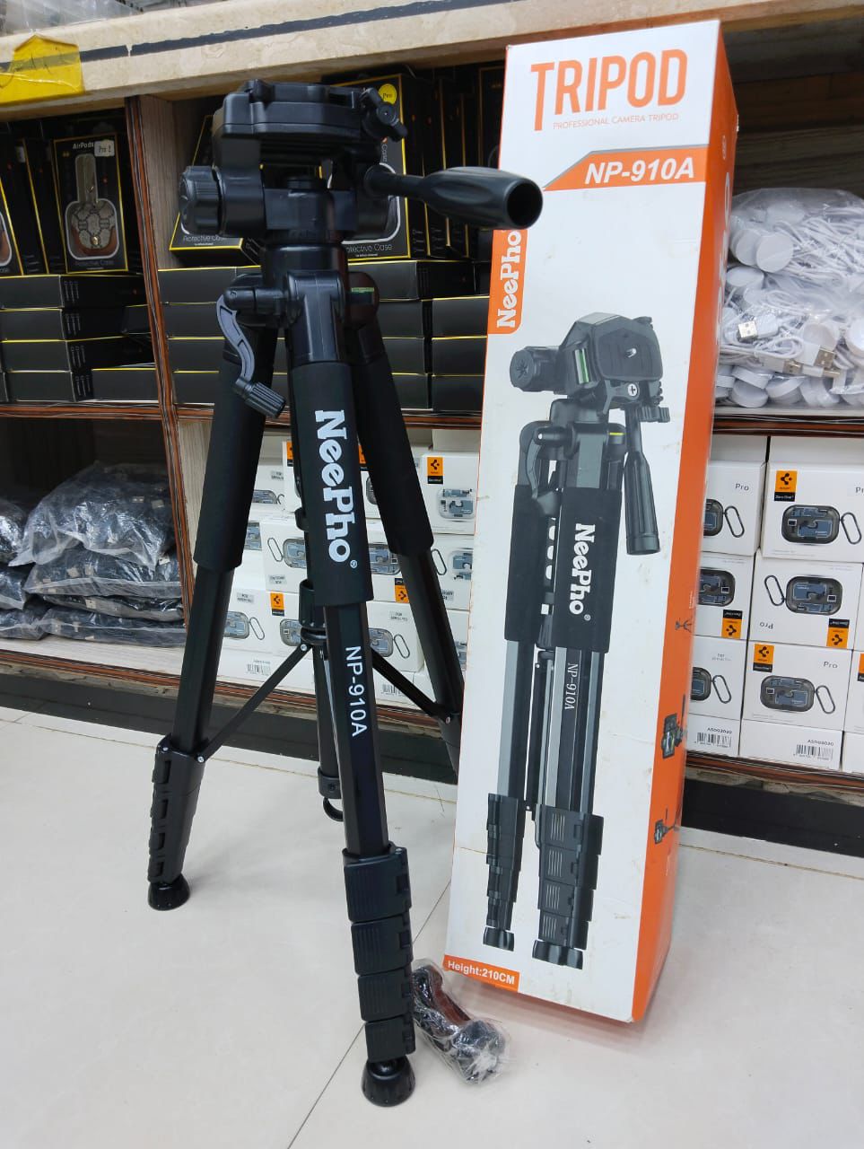 Original NeePho 910A Tripod Stand Retractable Height Adjustable Camera ...