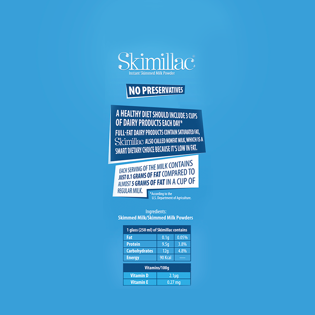 Skimillac - Skimmed Milk Powder 500 Gms Tin | Daraz.pk