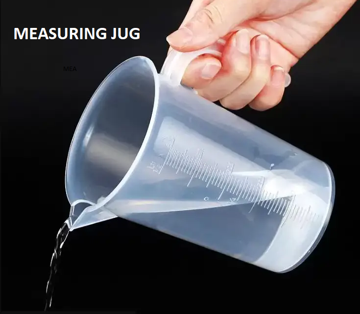 Clear Plastic Graduated Measuring Jug for Baking Beaker Liquid Measure ...