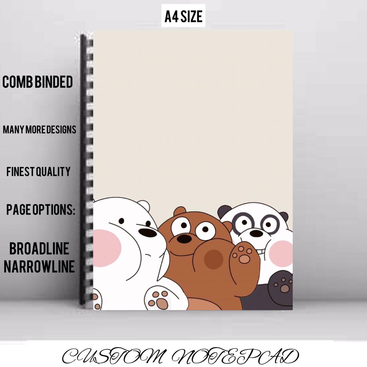 CUTE BEARS NOTEBOOK ARTICLE 5 | Daraz.pk