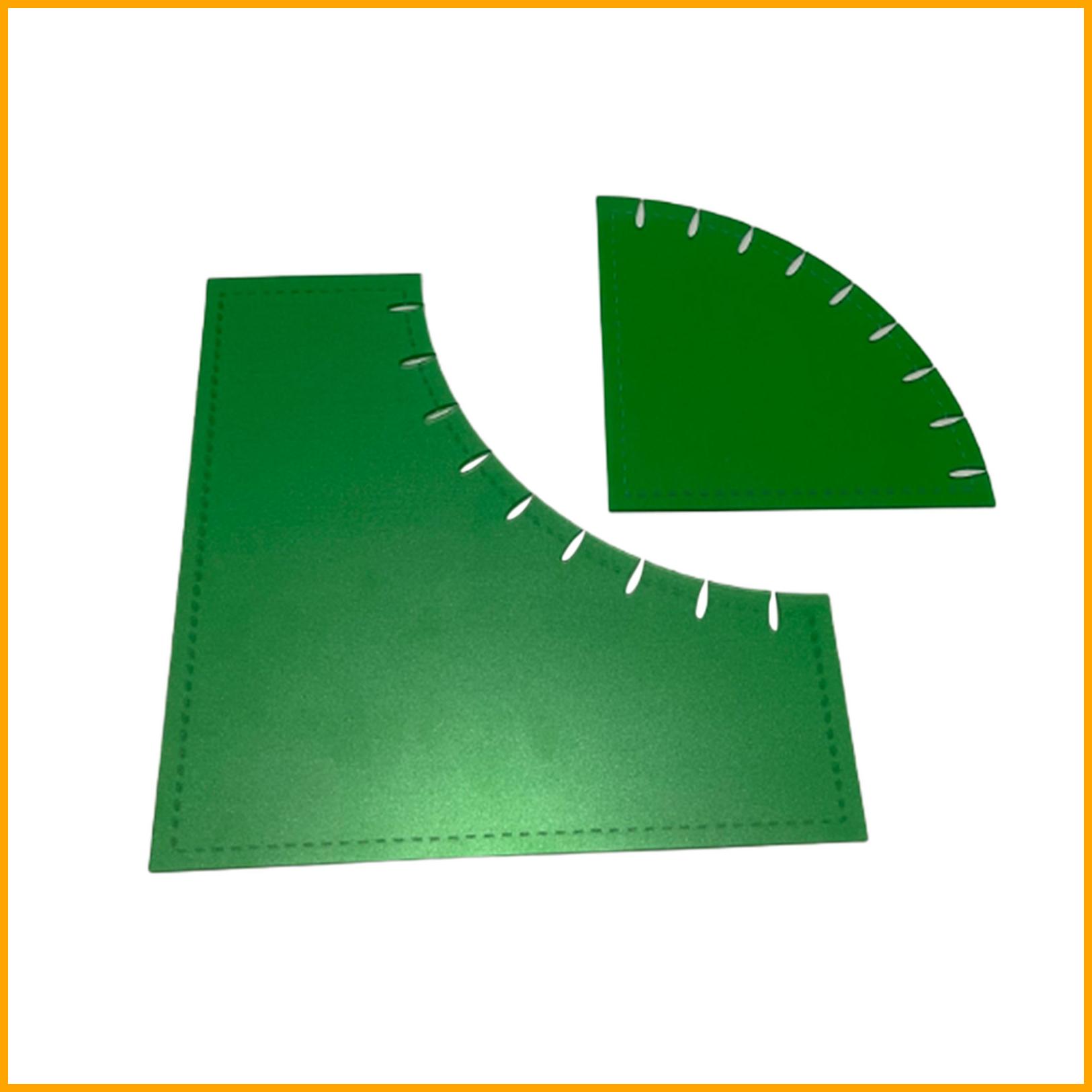 Finished Quilting Template | Safe and Durable 2D Acrylic Quilting Ruler ...