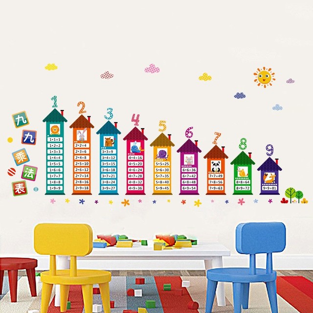 90x60cm DIY children's Stickers on the wall for kids room decoration ...