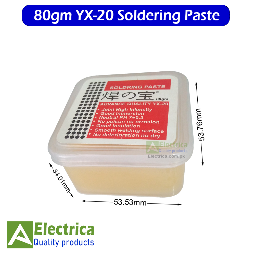2 pcs YX-20 Soldering Paste 80gm Yellow Soldering Wire Welding Flux ...