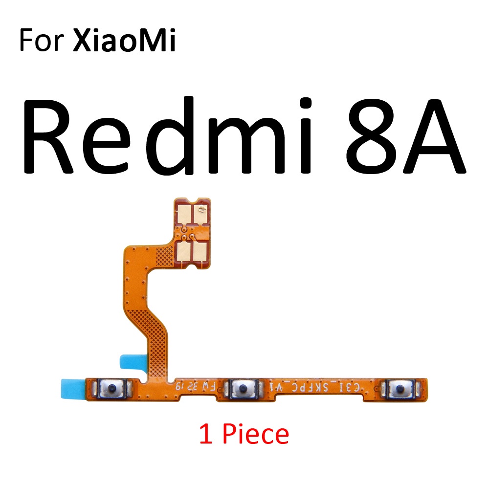 Mute Switch Power Key For XiaoMi Redmi Note 8T 8 7 6 Pro 8A 7A 6A S2 ON ...