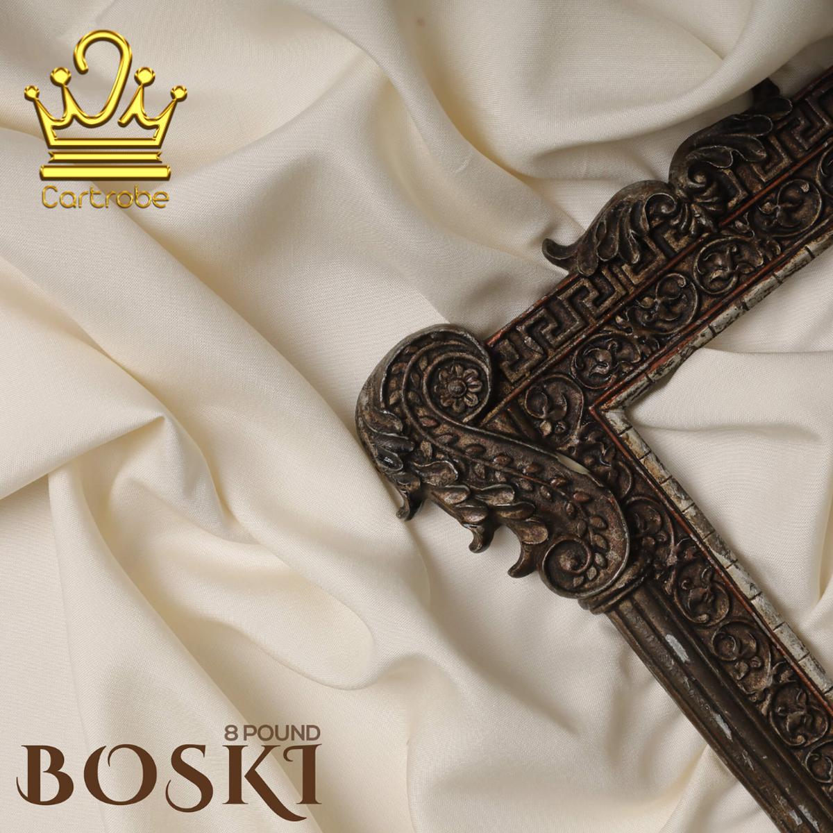 8 Pound Original Boski Cream Men Unstitched Suit / Shalwar Kameez / Kamiz Shalwar / Kurta Pajama ...