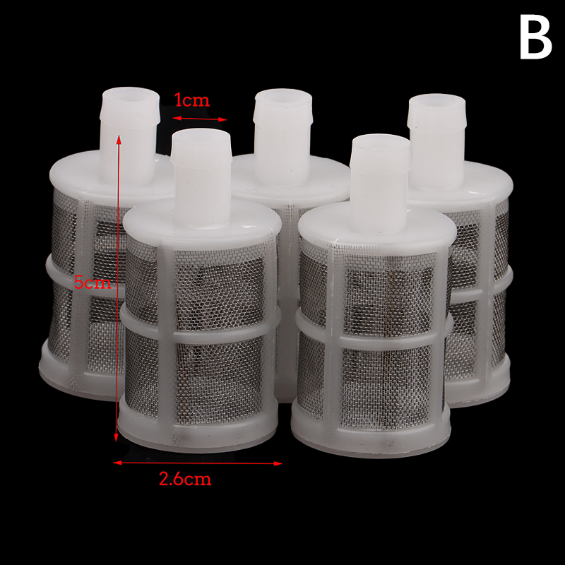 5Pcs 8/10/12mm Submersible Water Pump Net Filter Garden Micro ...