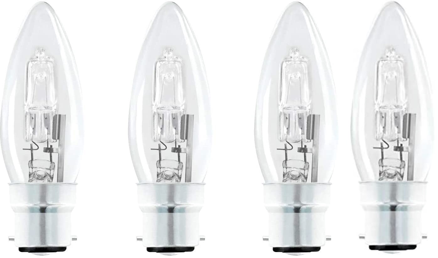 TIGER LIGHTING Candle Eco Halogen Classic 42W = 55W Dimmable Candle ...