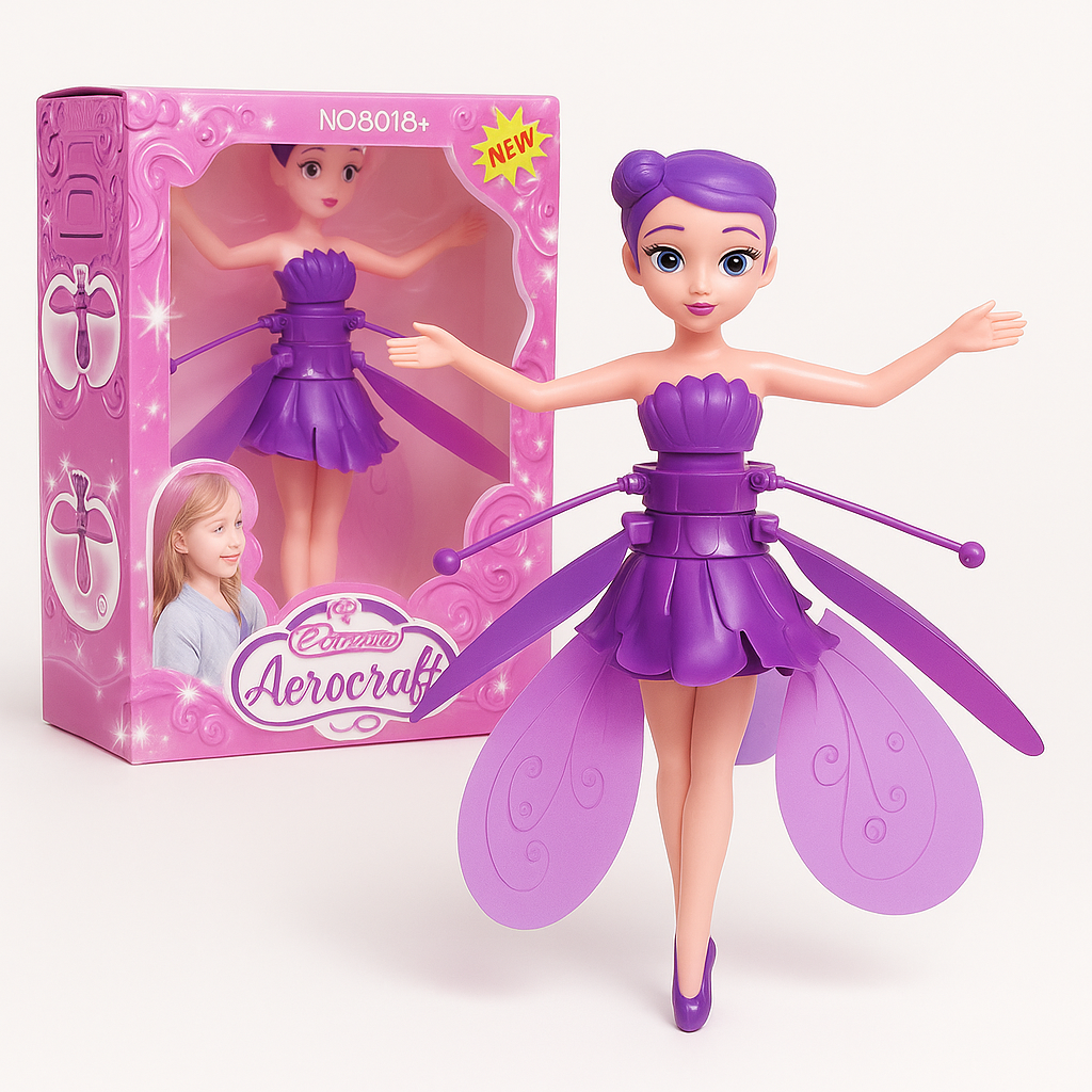 Enchanting LED Light-Up Flying Fairy Princess Doll with Remote Control ...