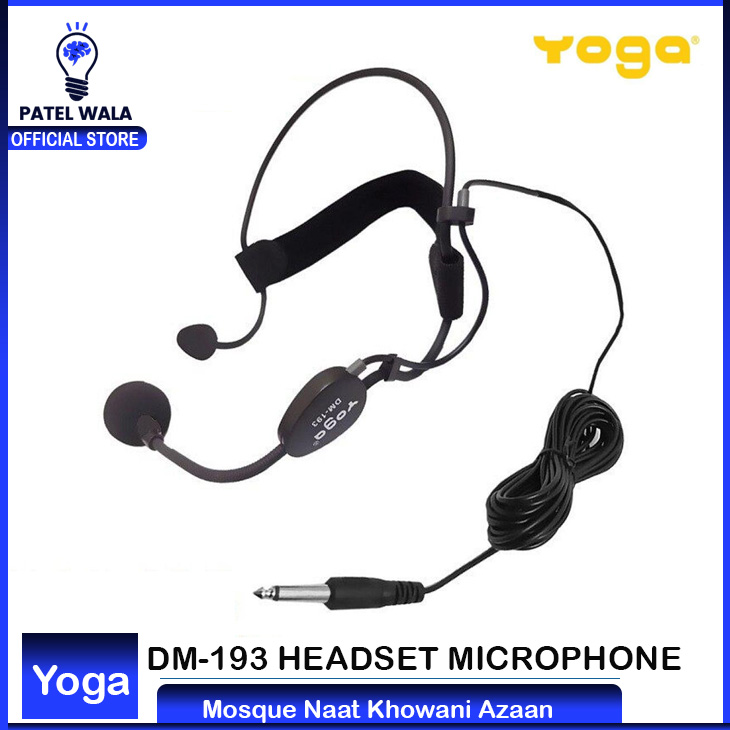 YOGA DM-193 DM193 HEADSET MICROPHONE YOGA DYNAMIC HEADSET MICROPHONE DM ...