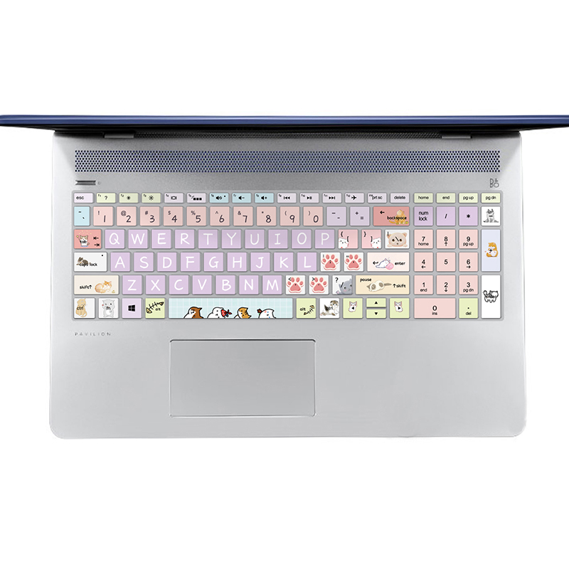 【Sunflower EGR】HRH Painted Silicone Laptop Keyboard Cover For HP 15 ...
