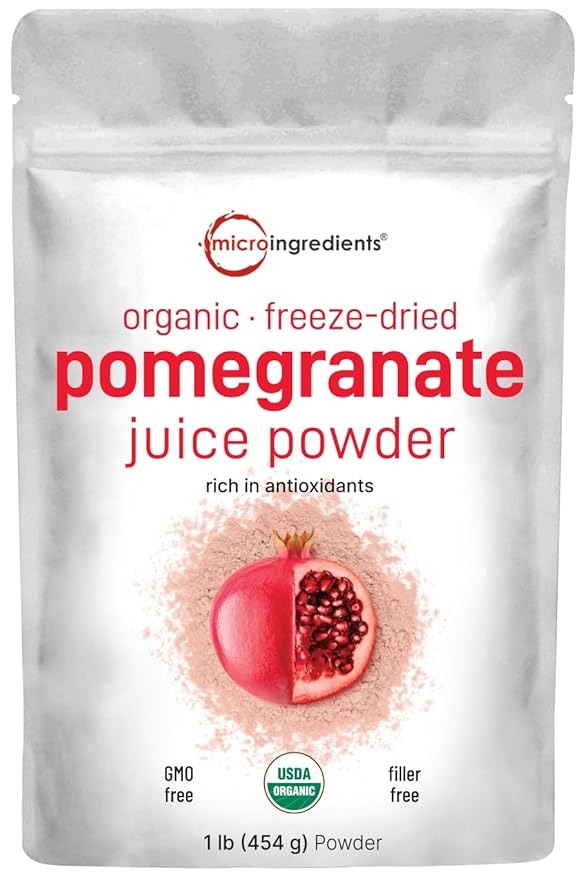Organic Pomegranate Juice Powder, 1 Pound | 100% Natural Fruit Powder ...